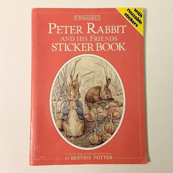 Other | Vintage 1987 Peter Rabbit And His Friends Sticker Book Beatrix ...